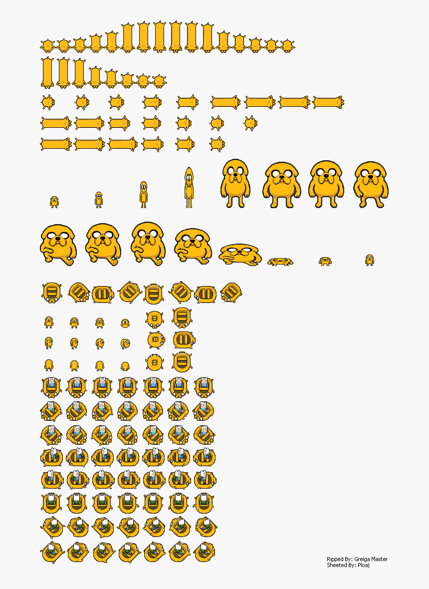 Jake Forms - Jake Adventure Time Sprite, HD Png Download , Transparent ...