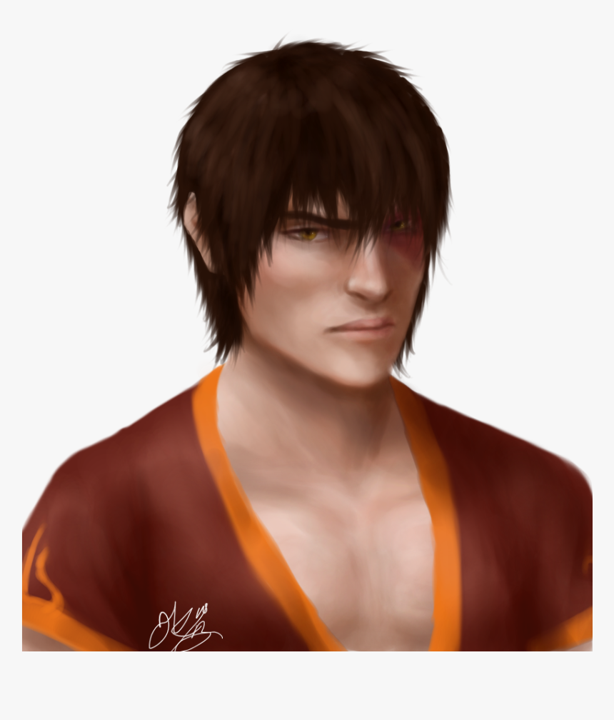 Prince Zuko Portrait - Lace Wig, HD Png Download , Transparent Png ...