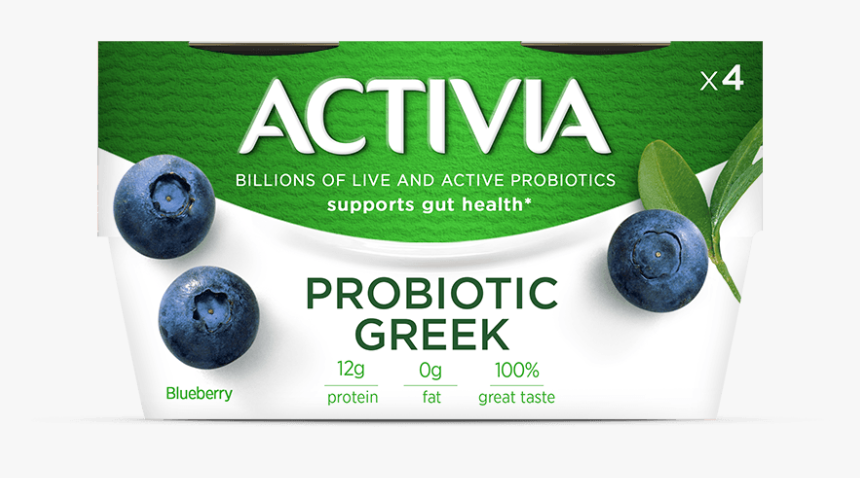 Activia Greek Probiotic Blended Nonfat Yogurt Blueberry - Activia, HD ...