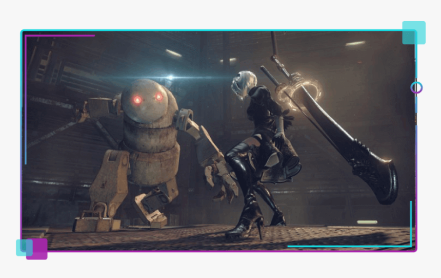 Automata - Self Destruct 2b Nier Automata, HD Png Download ...