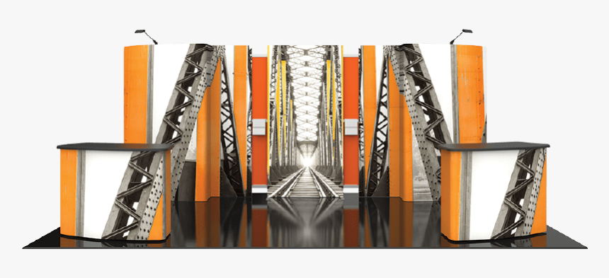 Vector Frame Master 20ft Modular Backwall Kit - Shelf, HD Png Download ...