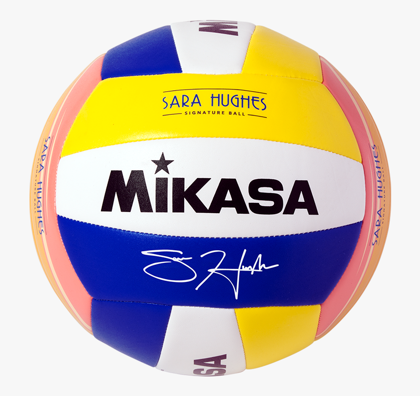 Sara Hughes Official Ball - Red Black And White Volleyball, HD Png ...