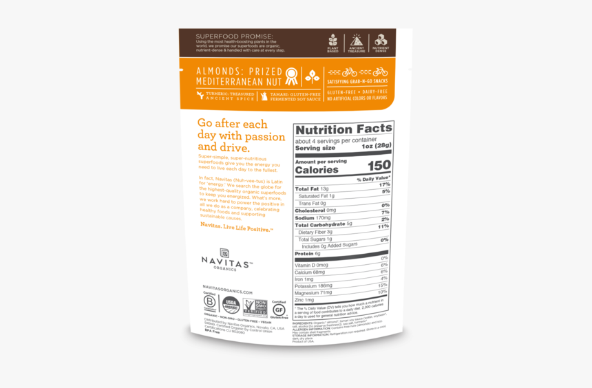 1 Cup Acai Berry Juice Nutrition Facts, HD Png Download , Transparent ...