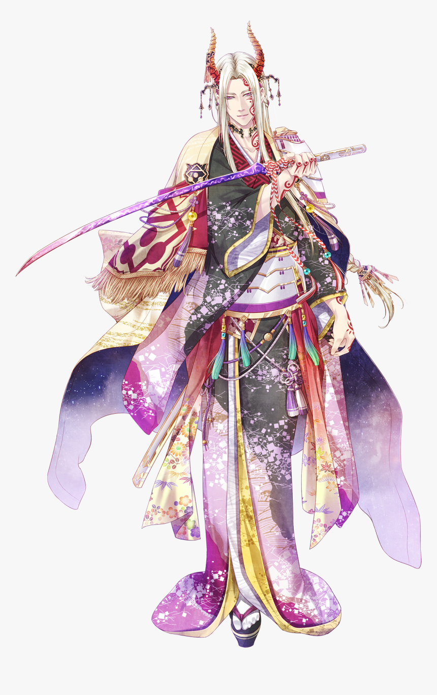 Mouri Motonari K - Sengoku Night Blood, HD Png Download , Transparent ...
