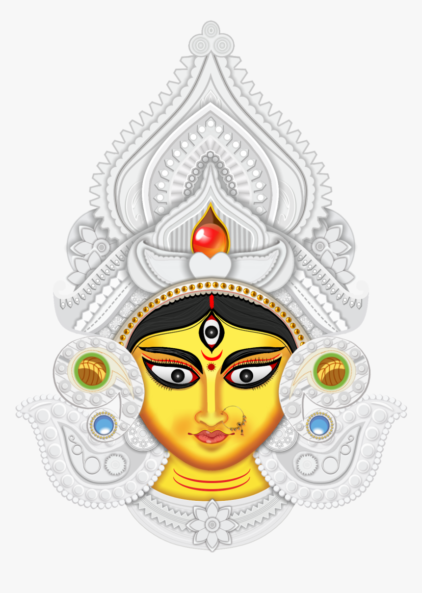 Maa Kali Face Png, Transparent Png , Transparent Png Image - PNGitem