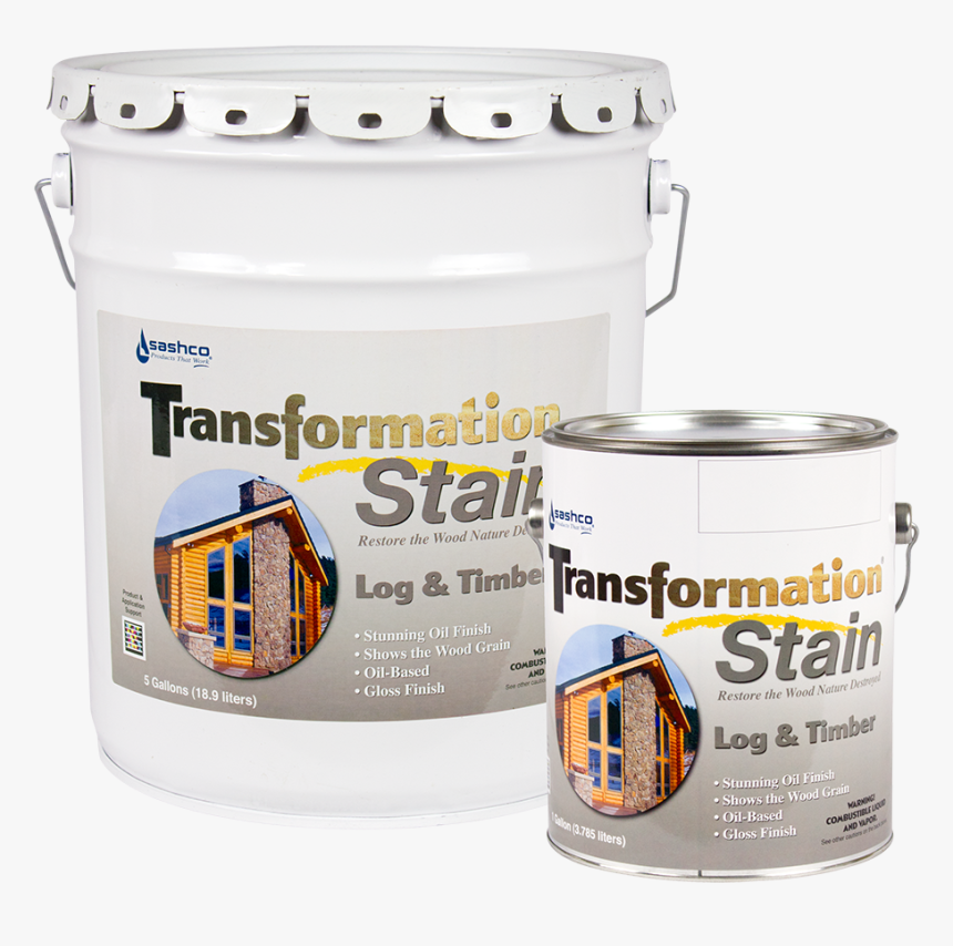 Sashco Transformation Stain Log And Timber, HD Png Download ...