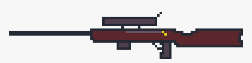 Pixel Art Hunting Rifle, HD Png Download , Transparent Png Image - PNGitem