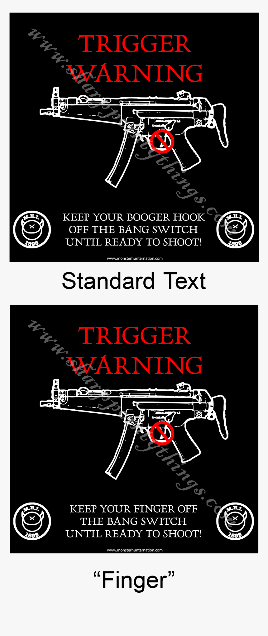 Trigger Warning Png - Poster, Transparent Png , Transparent Png Image ...