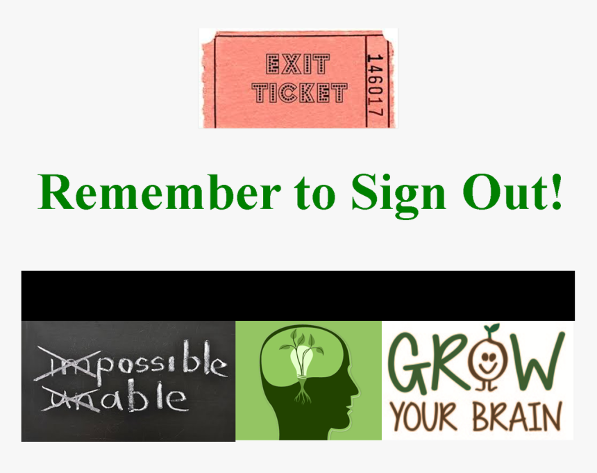 Don T Forget To Sign Out , Png Download - Don T Forget To Sign Out ...