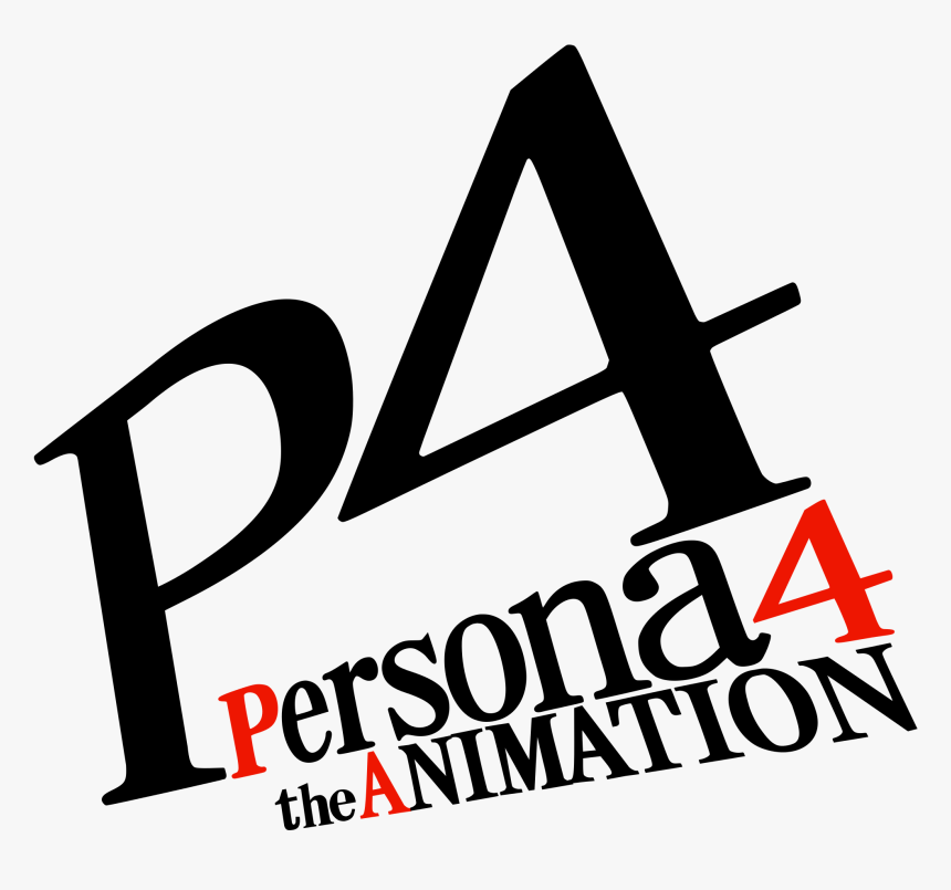 Persona 4 Logo Png - Persona 4 The Animation Logo, Transparent Png ...