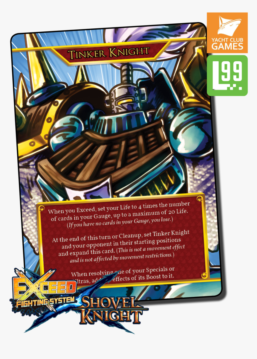 Exceed Card Previews - Exceed Fighting System Shovel Knight, HD Png ...