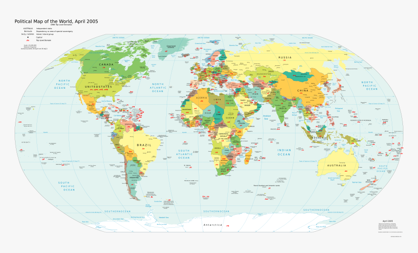 World Domain Extensions Map - World Map 2019 Countries, HD Png Download ...
