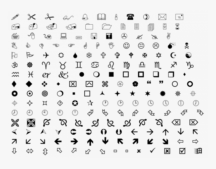 Wingdings Png, Transparent Png , Transparent Png Image - PNGitem