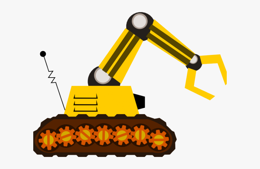 Crane Clipart Cartoon Construction - Machine Clipart, HD Png Download ...