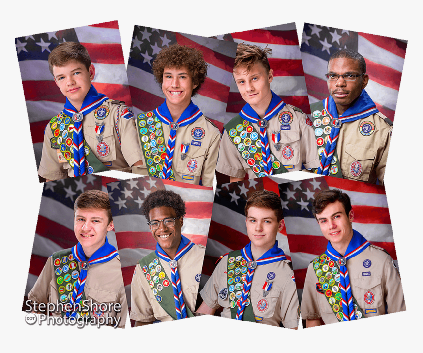 New Eagle Boy Scouts Portraits - Eagle Scout Portraits, HD Png Download ...
