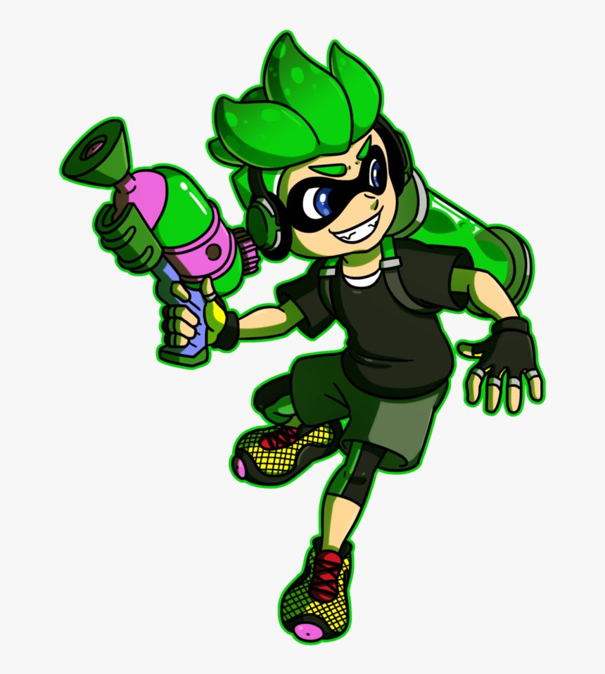 Boy Splatoon Character Drawings, HD Png Download , Transparent Png ...