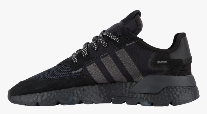 Adidas Night Jogger Triple Black, HD Png Download , Transparent Png ...