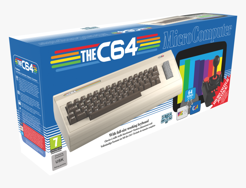 The C64 Returns - Commodore 64 2019, HD Png Download , Transparent Png ...