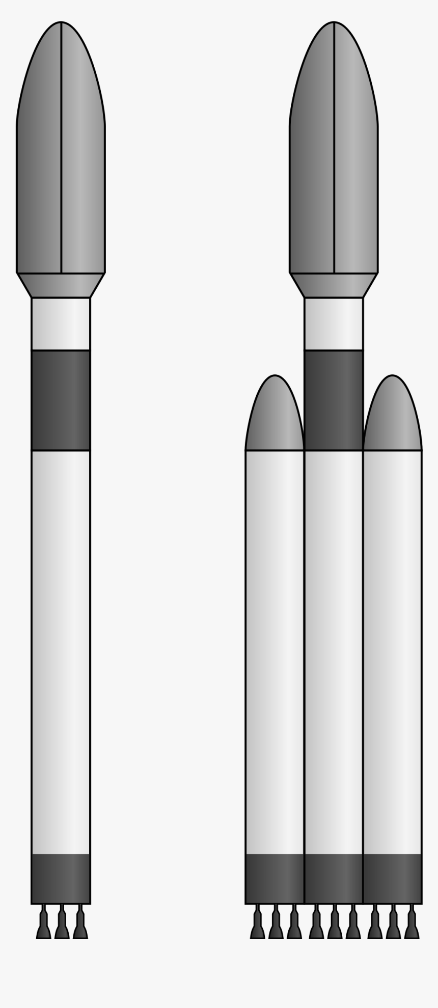 Falcon 9 Clip Art, HD Png Download , Transparent Png Image - PNGitem