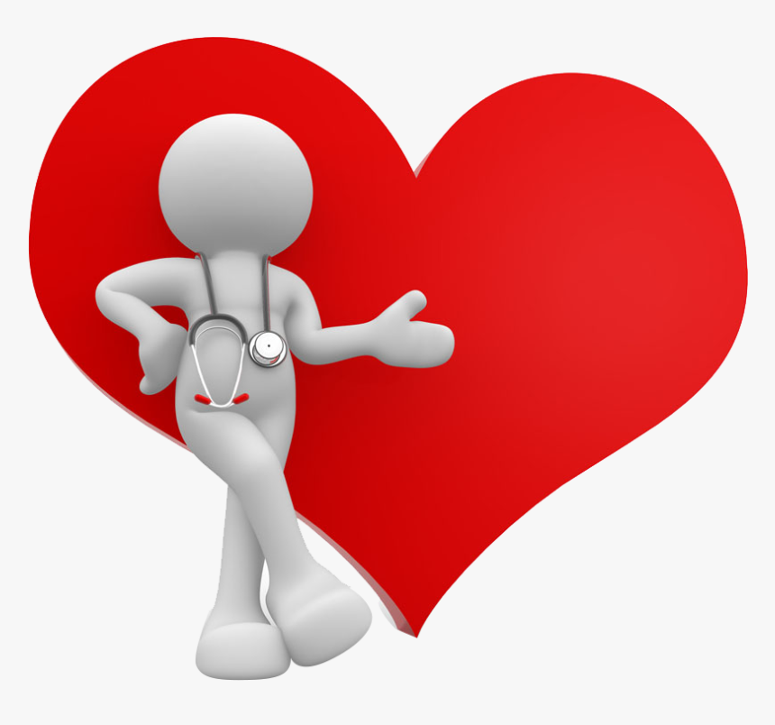 Transparent Heart Person Clipart - Heart Month Transparent Background ...