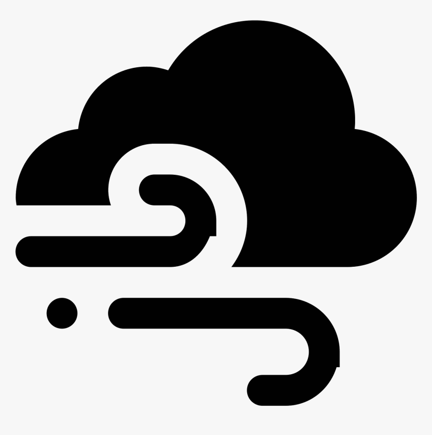 Windy Weather Icon, HD Png Download , Transparent Png Image - PNGitem