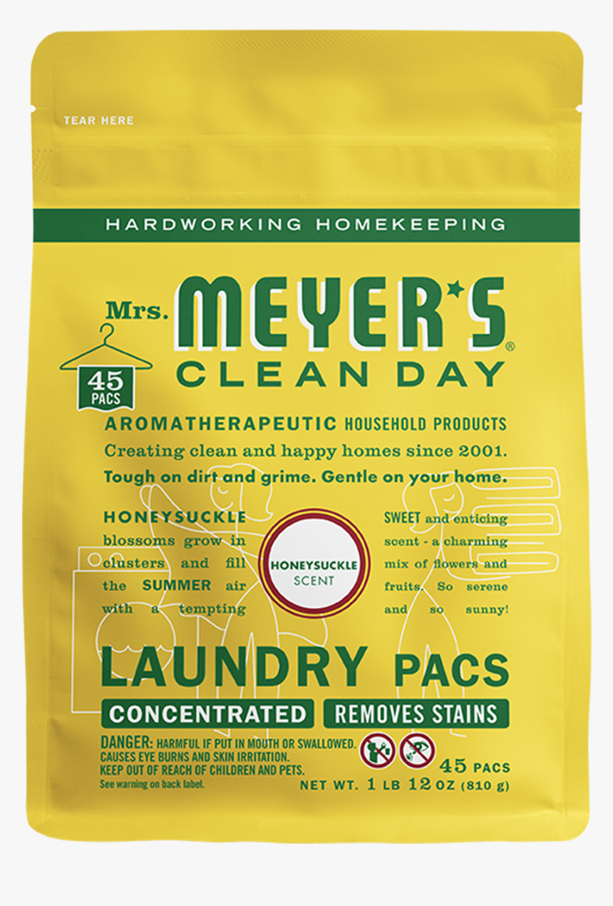Mrs Meyers Honeysuckle Laundry Packs - Meyers Clean Day Laundry Pacs ...