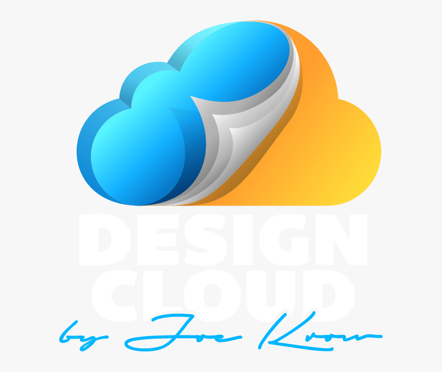 Design Cloud Logo W/signature Light - Graphic Design, HD Png Download ...