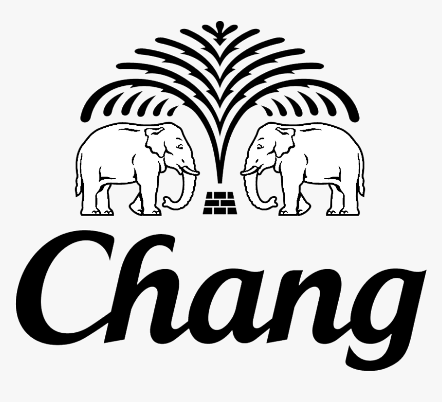 Chang 2009 Black Outline - Chang Beer Logo Png, Transparent Png ...