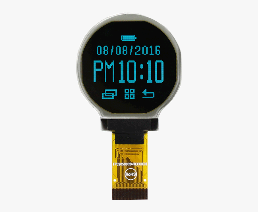 Circular Oled Display, - Wyświetlacz Oled, HD Png Download ...