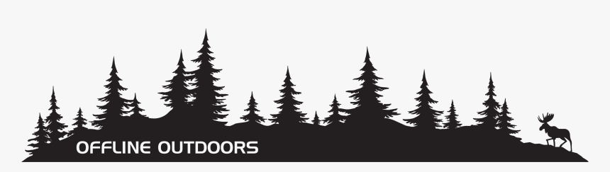 Pine Tree Forest Decals - Forest Decal, HD Png Download , Transparent ...