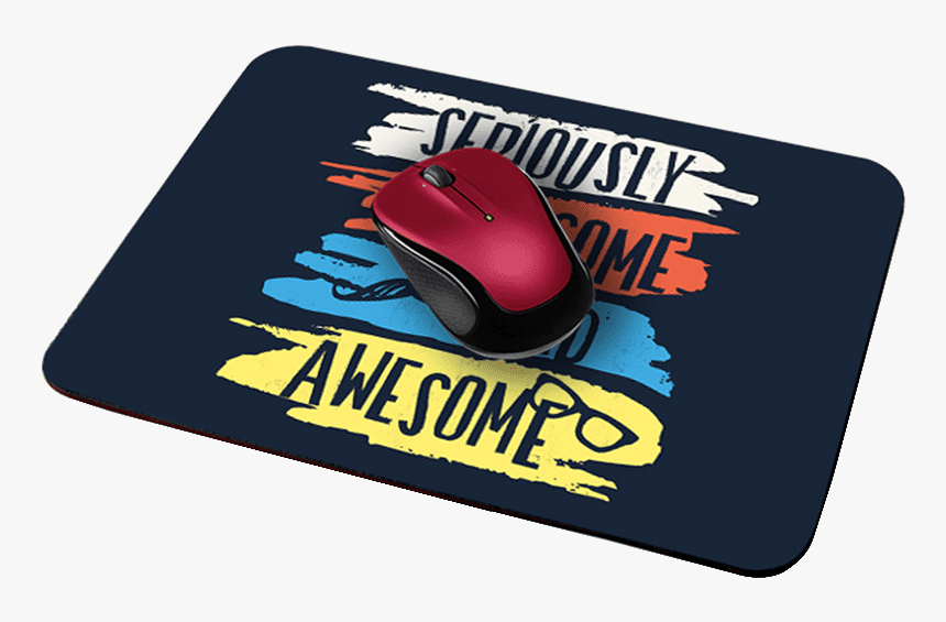 Seriously Handsome Designer Leather Mouse Pad - Mouse, HD Png Download ...