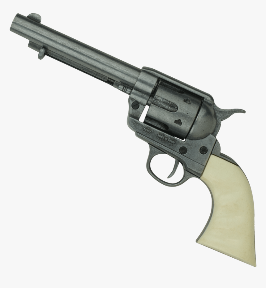 Old West Frontier Grey Finish Revolver - Revolver, HD Png Download ...