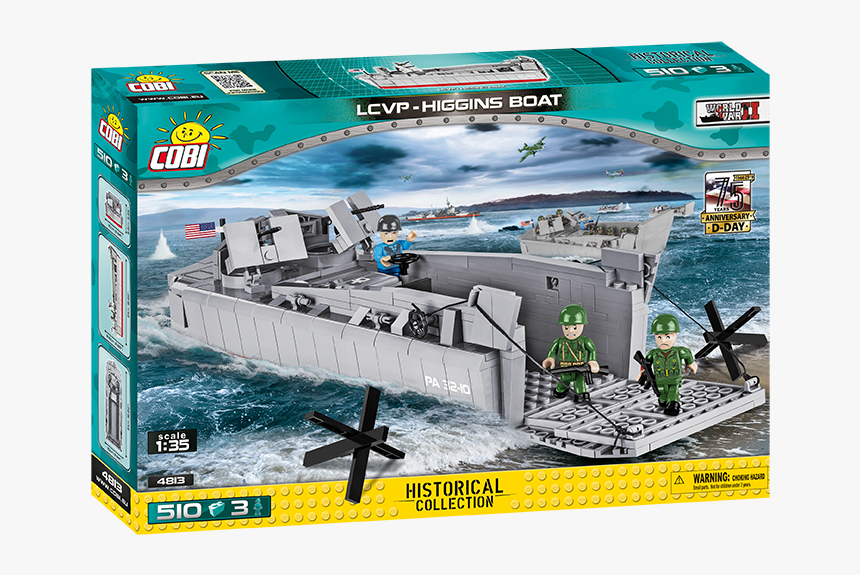 4813 Box Front Rgb 72ppi - Lego Cobi World War 2, HD Png Download ...