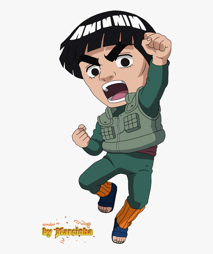 Naruto Chibi Might Guy, HD Png Download , Transparent Png Image - PNGitem