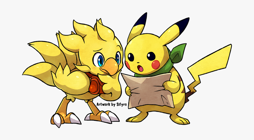 Chocobo Pikachu, HD Png Download , Transparent Png Image - PNGitem