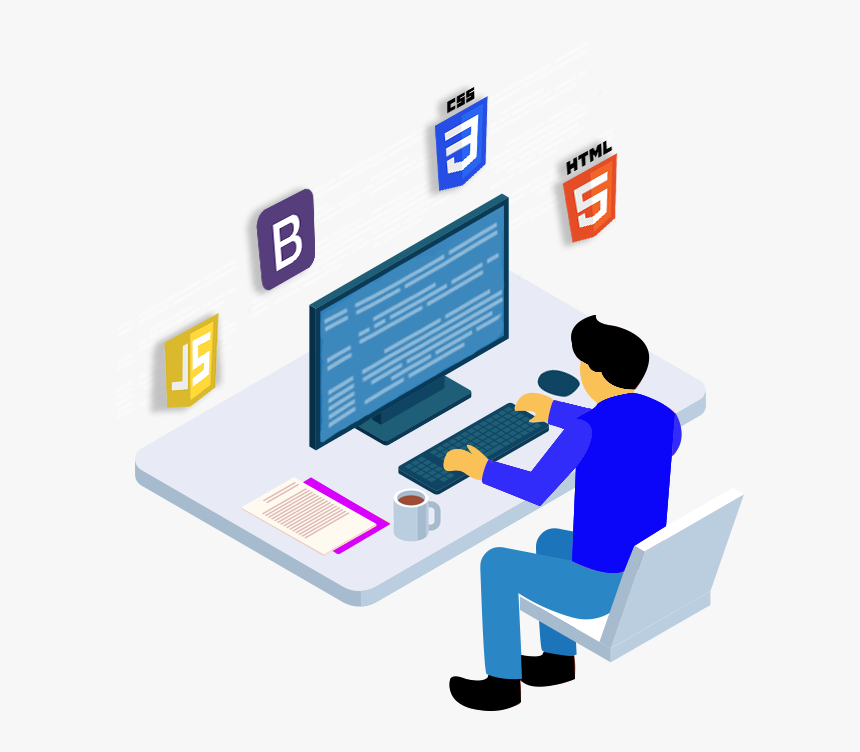 Web Development Enrich Techno Img - Web Development, HD Png Download ...