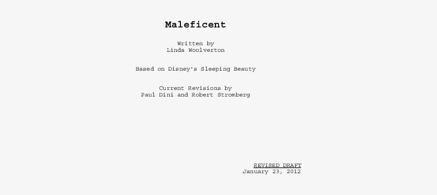 Maleficent Character Impersonation Script, HD Png Download ...