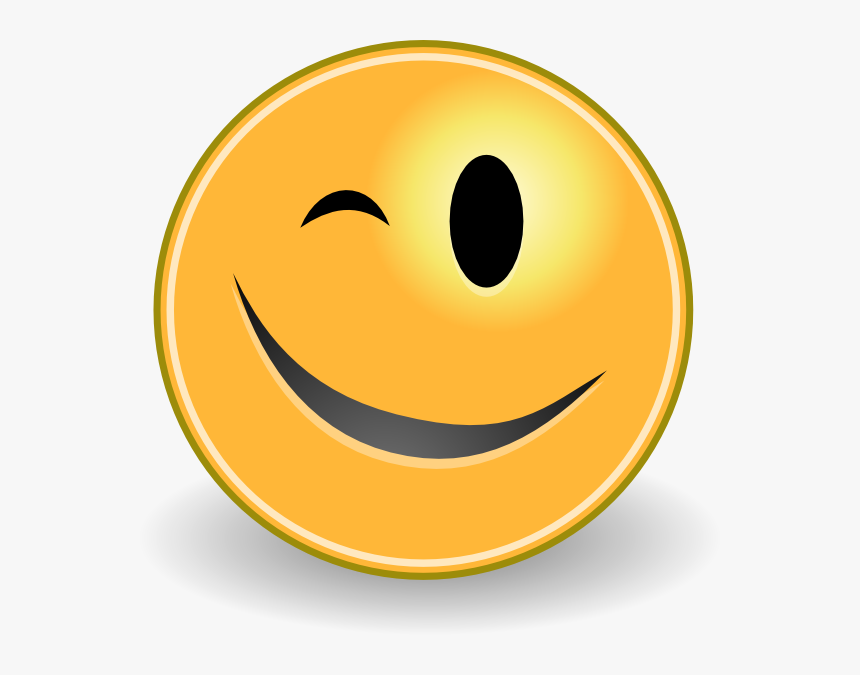 Wink Clip Art At Clker - Smiley, HD Png Download , Transparent Png ...