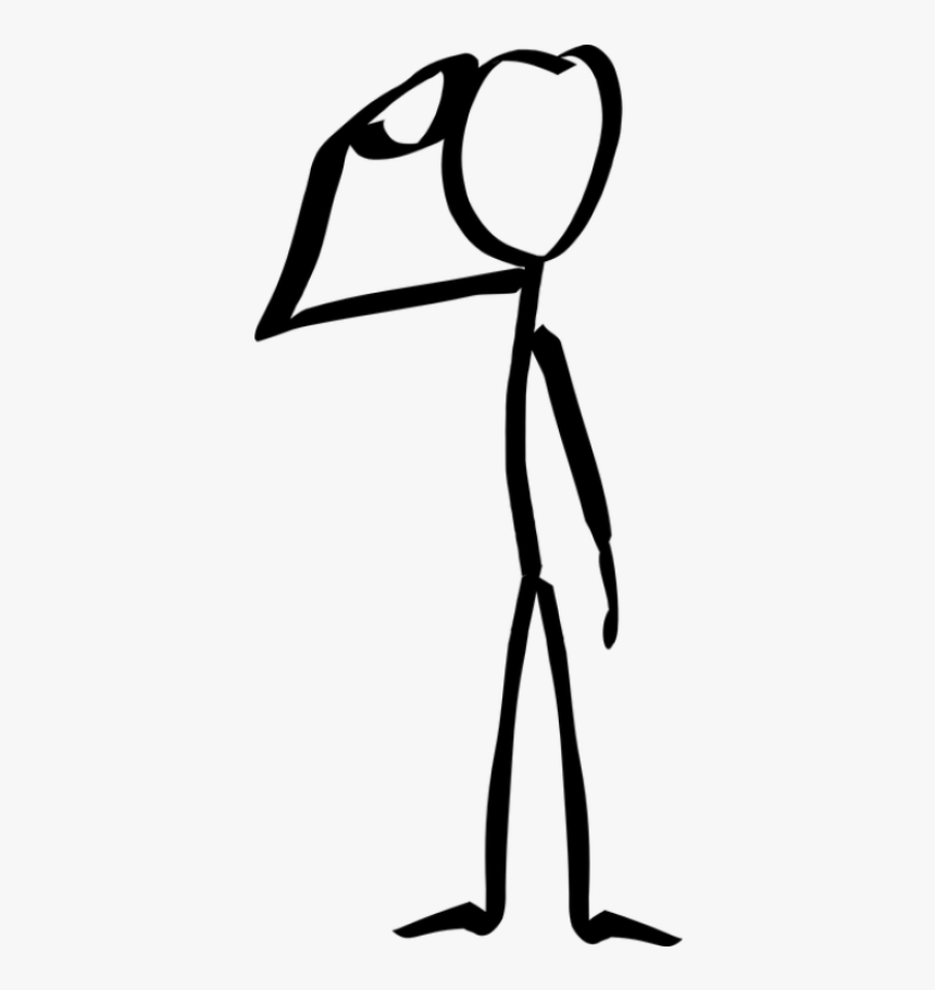 Stick Figure Thinking, HD Png Download , Transparent Png Image - PNGitem