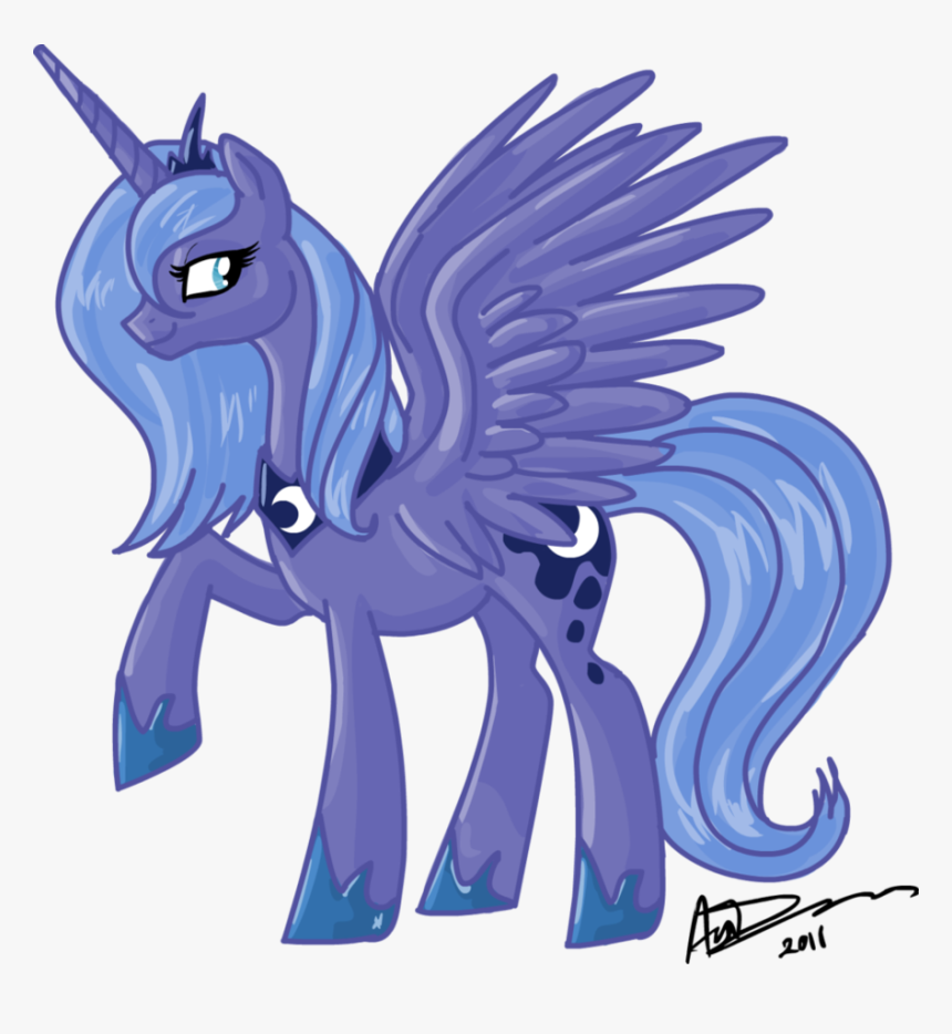 Princess Luna Mlp Fim - Nightmare Moon Luna Mlp Draw, HD Png Download ...