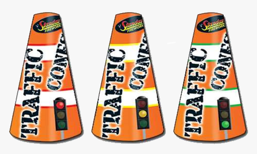 Standard Fireworks Traffic Cone, HD Png Download , Transparent Png ...
