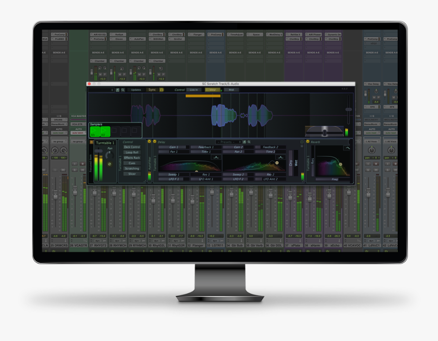 Scratch Track Monitor - Audio Plug-in, HD Png Download , Transparent ...