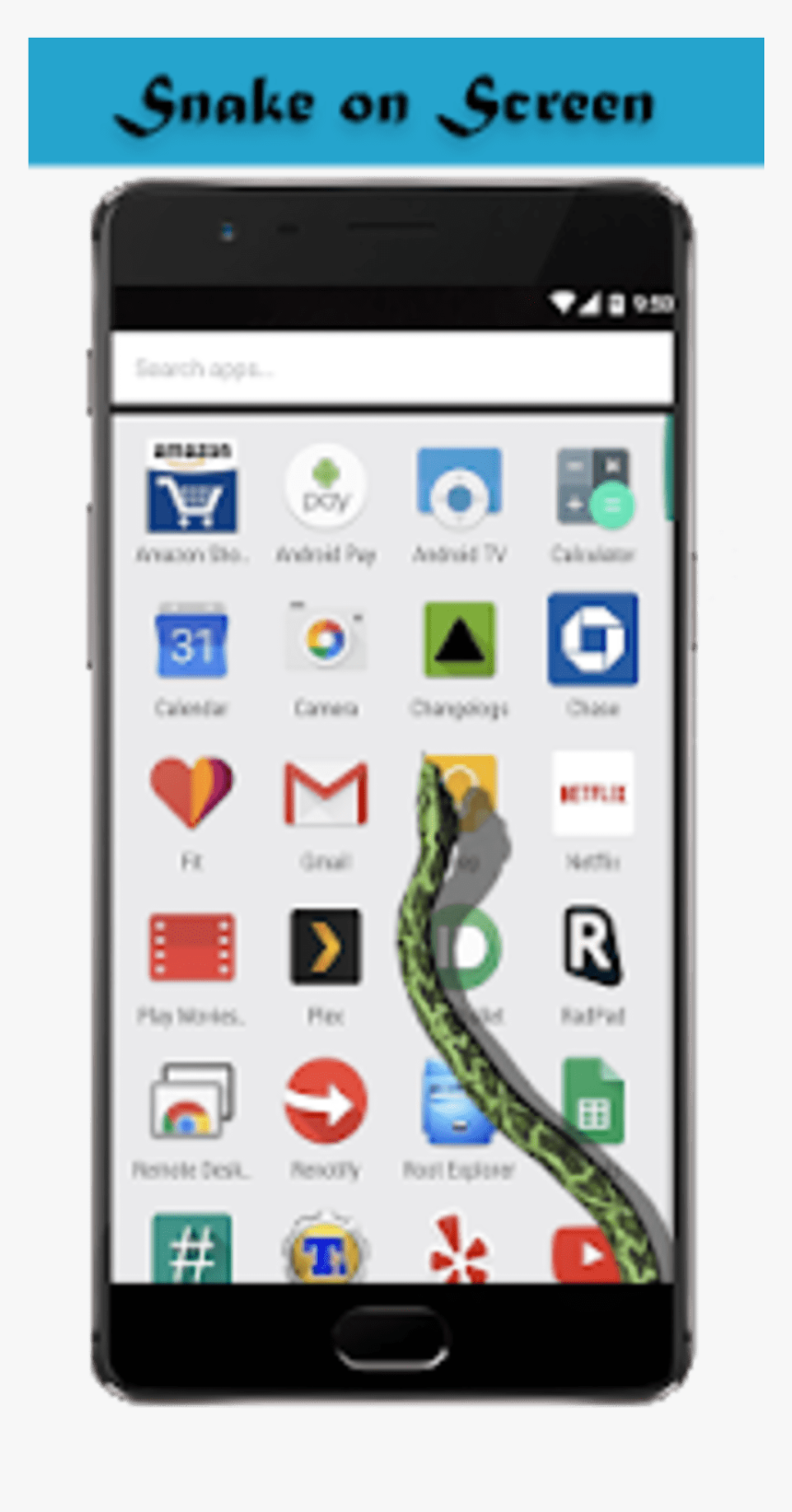 Snake In Phone On Hand - Iphone, HD Png Download , Transparent Png ...