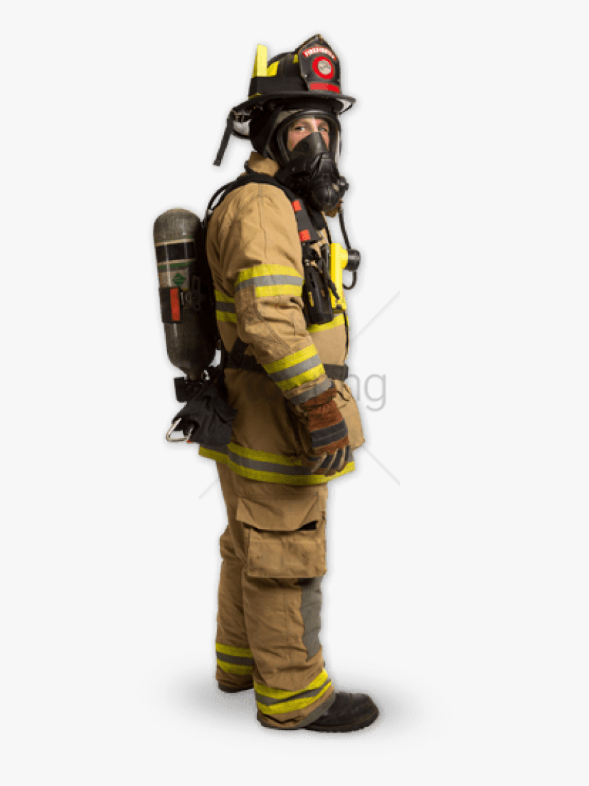 Firefighter,personal Protective - Firefighter Png, Transparent Png ...
