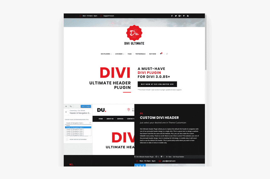 Divi Ultimate Header - Online Advertising, HD Png Download ...