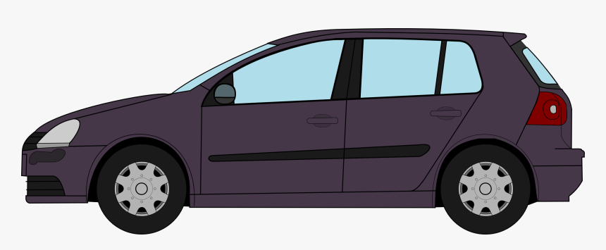 Vw Golf 5 Profile Drawing - Car Profile Drawing Png, Transparent Png ...