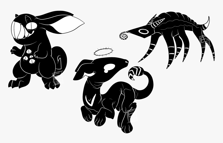 Demon Clipart Creepy Shadow - Cool Demon Shadow Drawing, HD Png ...