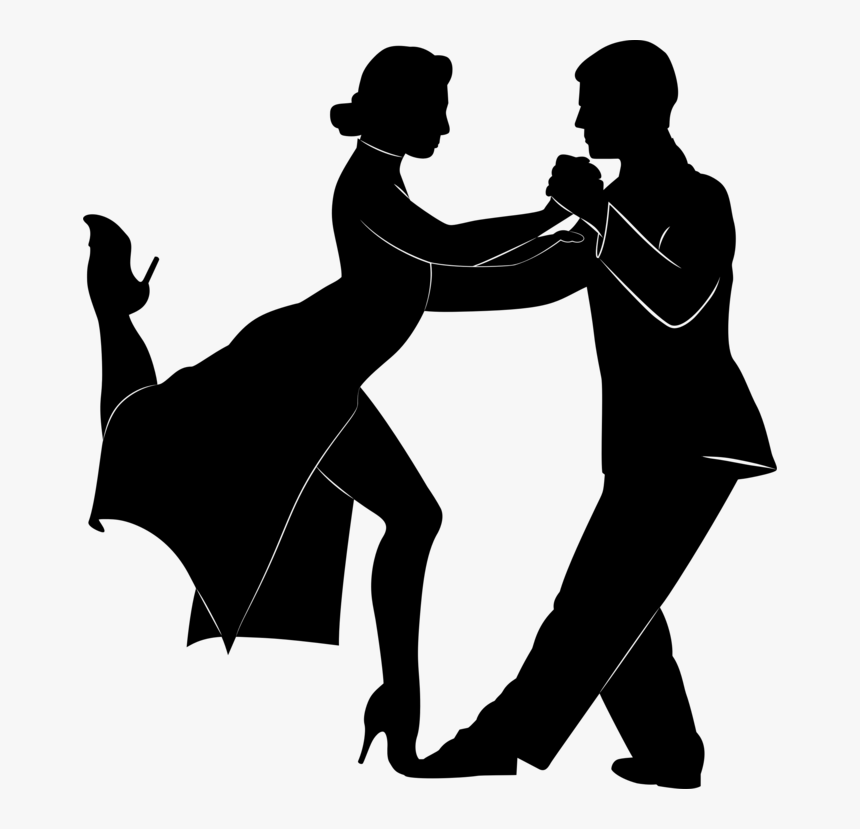 Salsa Dance Clipart Bw