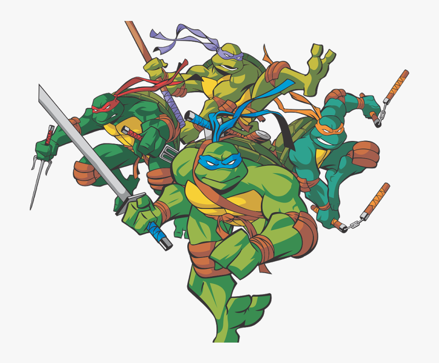Ninja Turtle Cartoon 90s, HD Png Download , Transparent Png Image - PNGitem