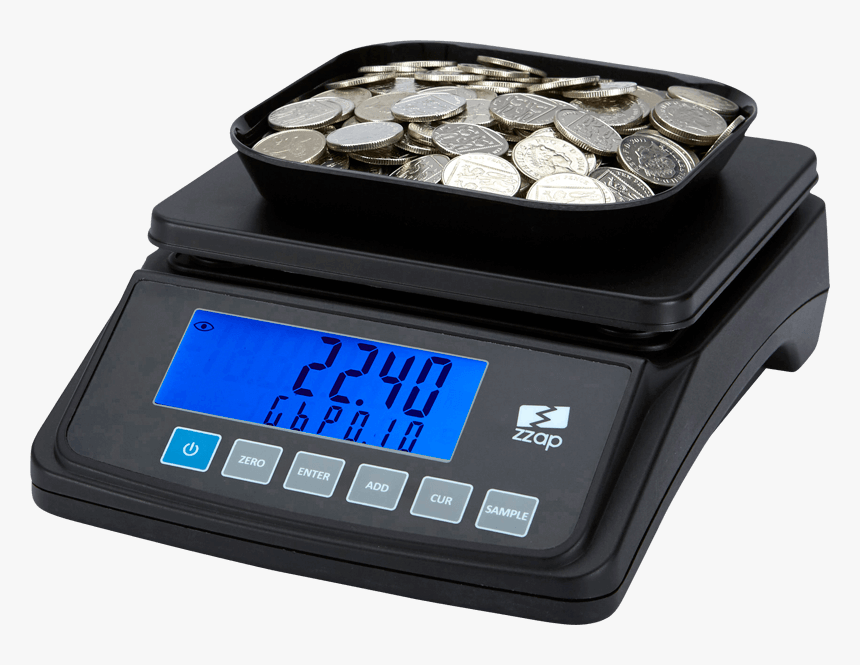 Zzap Ms10 Coin Scales - Money Scale Counter, HD Png Download ...